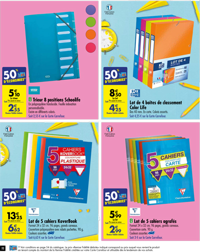 Rentrée scolaire 2018-2019 : Cette année ce... - Courses à petits prix