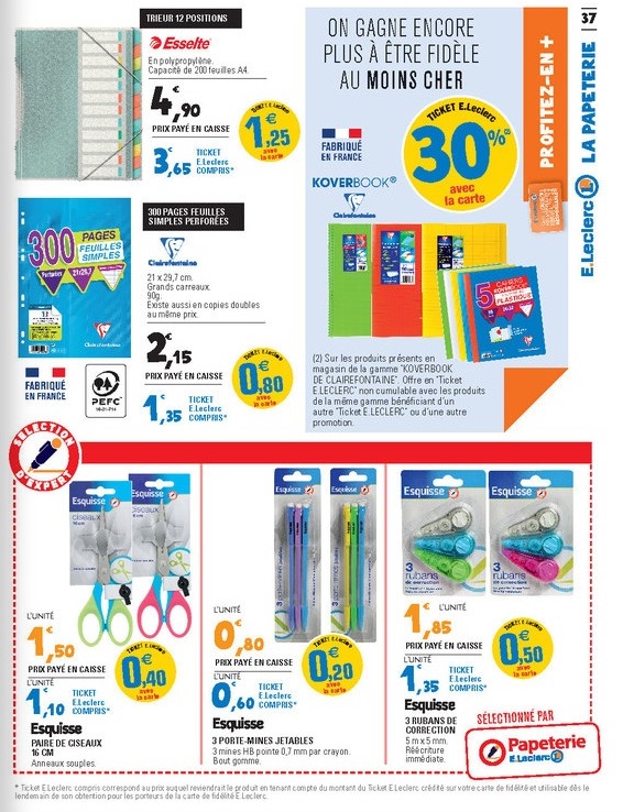 Rentrée scolaire 2018-2019 : Cette année ce... - Courses à petits prix