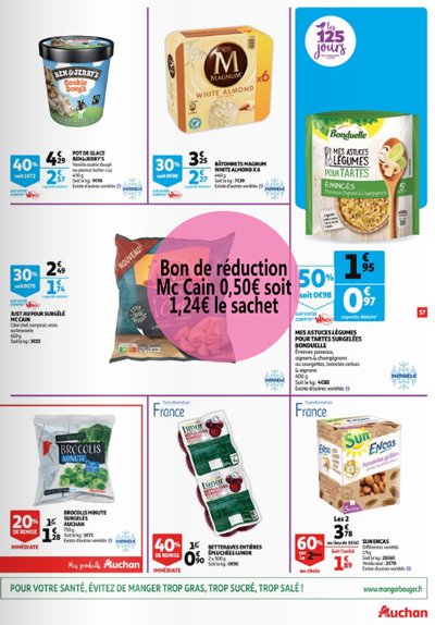 Optimisation du catalogue Auchan du 03/10/2018 au 09/10/2018 - Courses ...