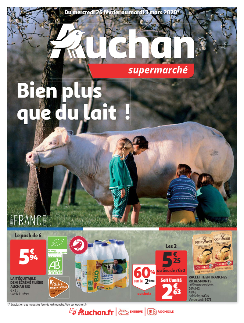 Catalogue Auchan du 26 février au 3 mars sur Courses à petits prix.