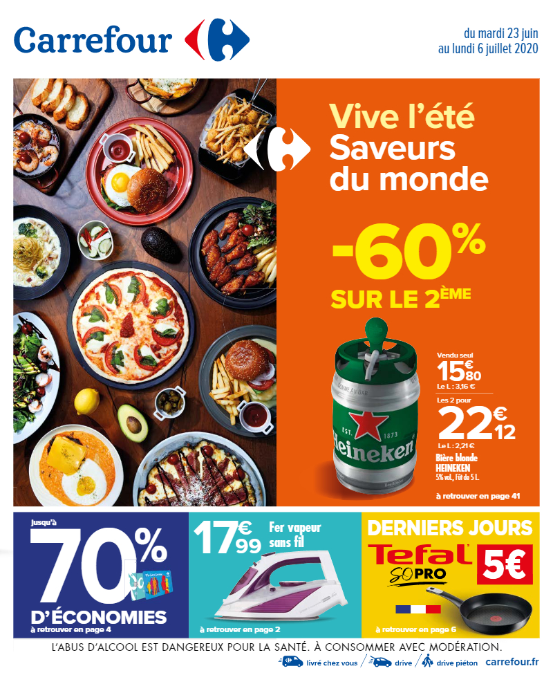 Catalogue Carrefour Vive l'été saveurs du monde du 23 juin au 6 juillet ...